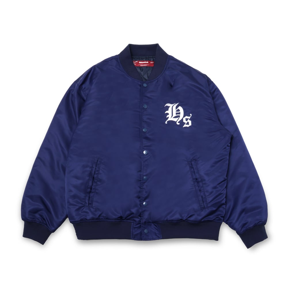 Nylon Varsity Jacket(24aw) | HIDE AND SEEK Offi Nylon Varsity Jacket(24aw) | HIDE AND SEEK Offi