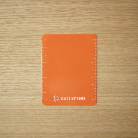 DNミニ下敷き（A7サイズ｜オレンジ） | DIALOG NOTEBOOK STORE