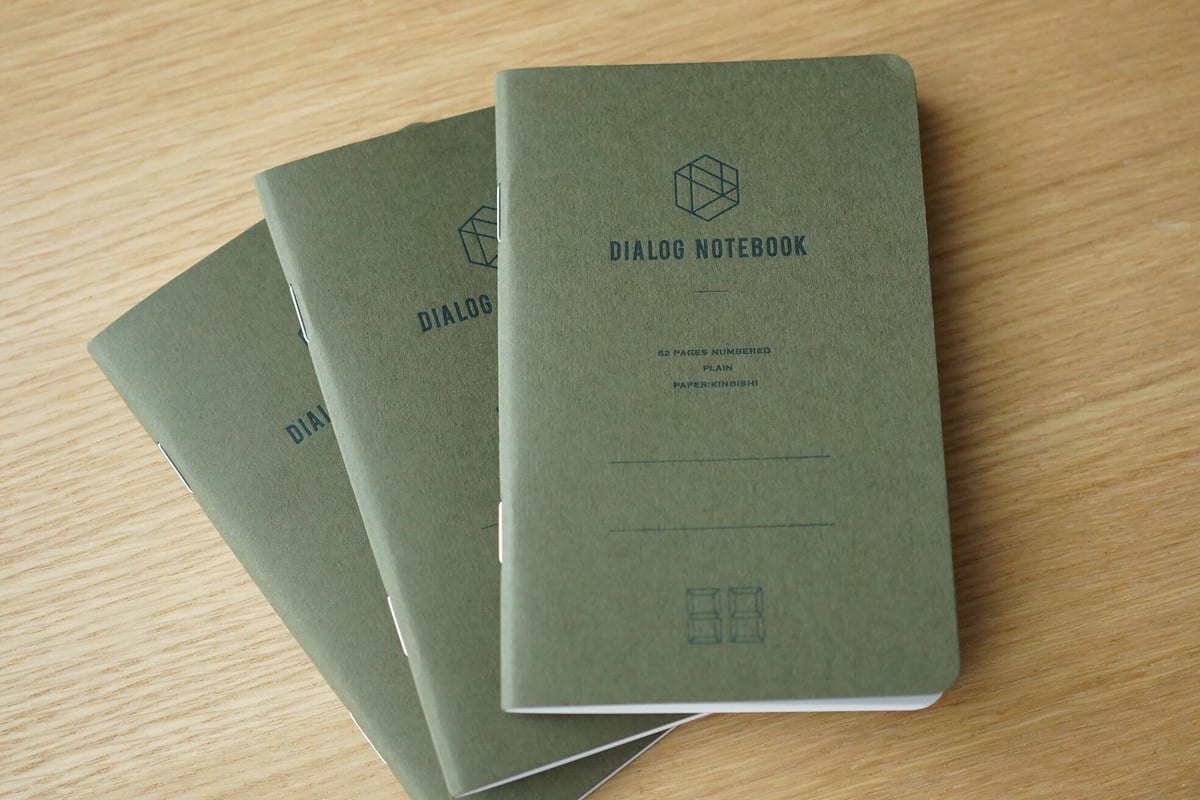 ダイアログノート（3冊パック）｜DN004（無地） | DIALOG NOTEBOOK STORE