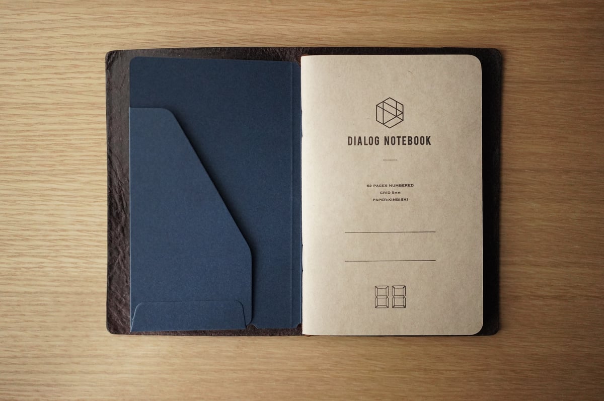 すべてのカバーと使えるペーパーポケット | DIALOG NOTEBOOK STORE