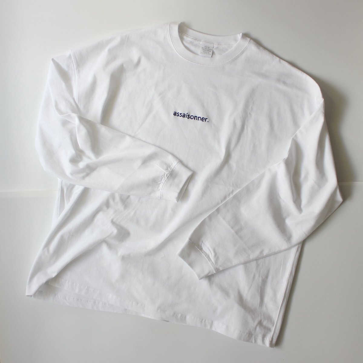 刺繍ロゴロングTシャツ | assaisonner. STORE 刺繍ロゴロングTシャツ | assaisonner. STORE