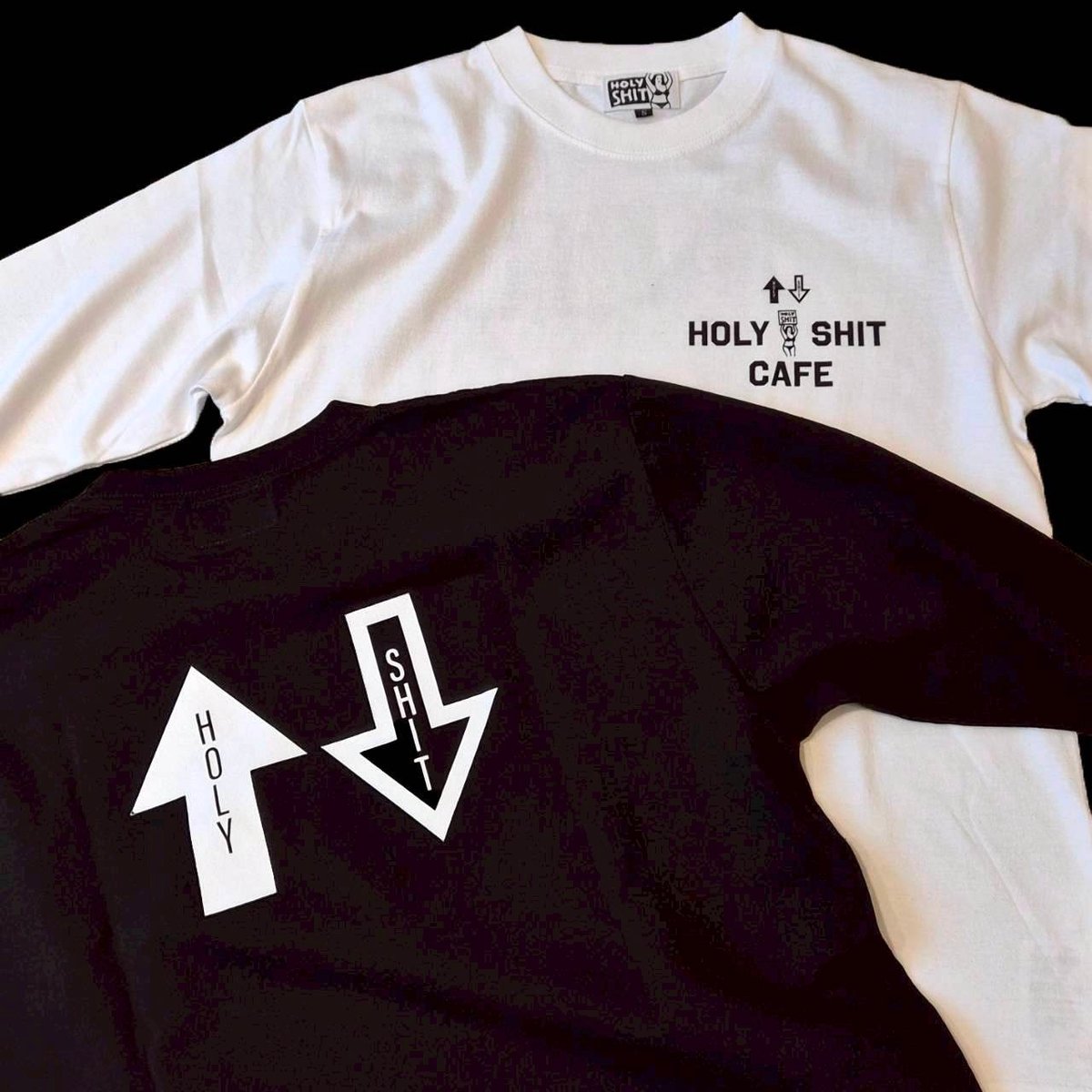↑↑HOLY SHIT↓ Long Sleeve T-Shirt | HOLY SHIT