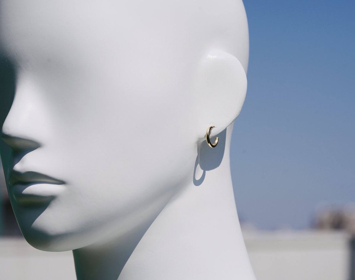 SIDE LINE HOOP PIERCE (K18YG) | GARDEL