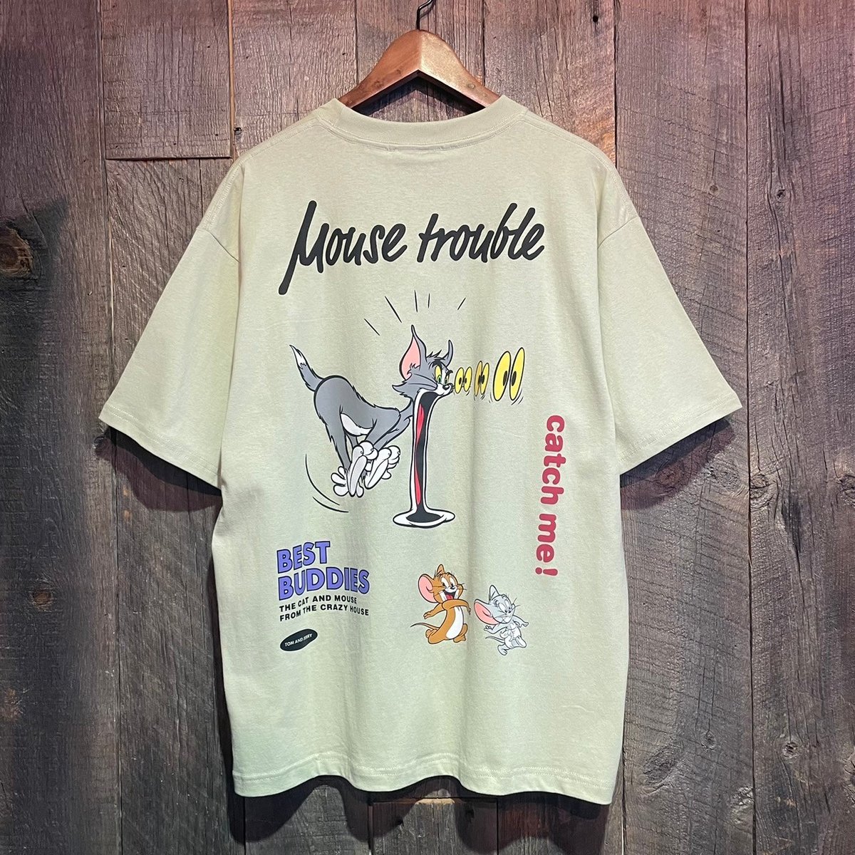 全3色】トム&ジェリーtrouble半袖Tシャツ 24570932 | VARG Gir 全3色】トム&ジェリーtrouble半袖Tシャツ 24570932 | VARG Gir