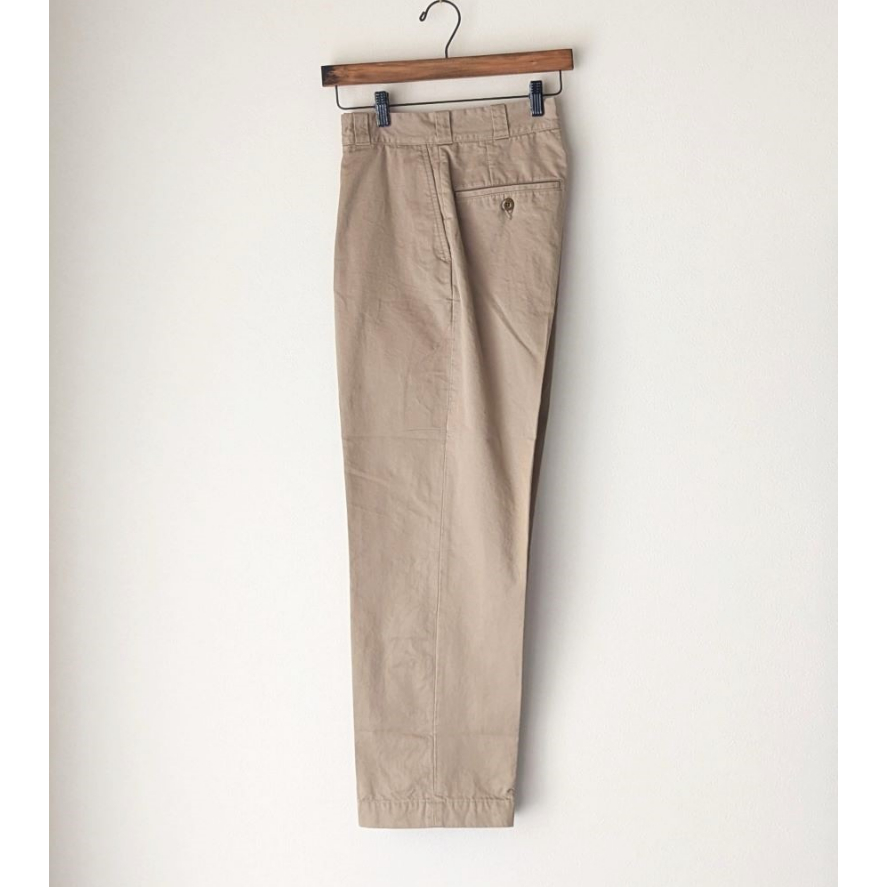 UNISEX 》HATSKI / Tapered Chino Trouser ( BEI UNISEX 》HATSKI / Tapered Chino Trouser ( BEI