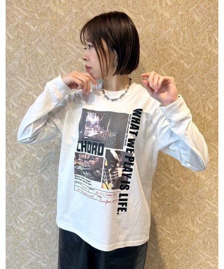 RISLEY ★ logo long T-shirt (music) | BASTET