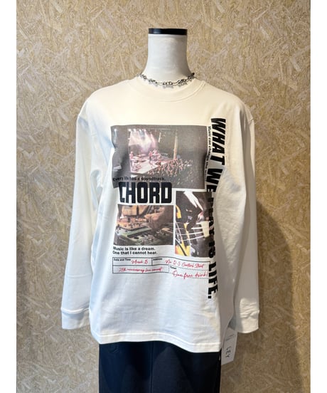 RISLEY ★ logo long T-shirt (music) | BASTET