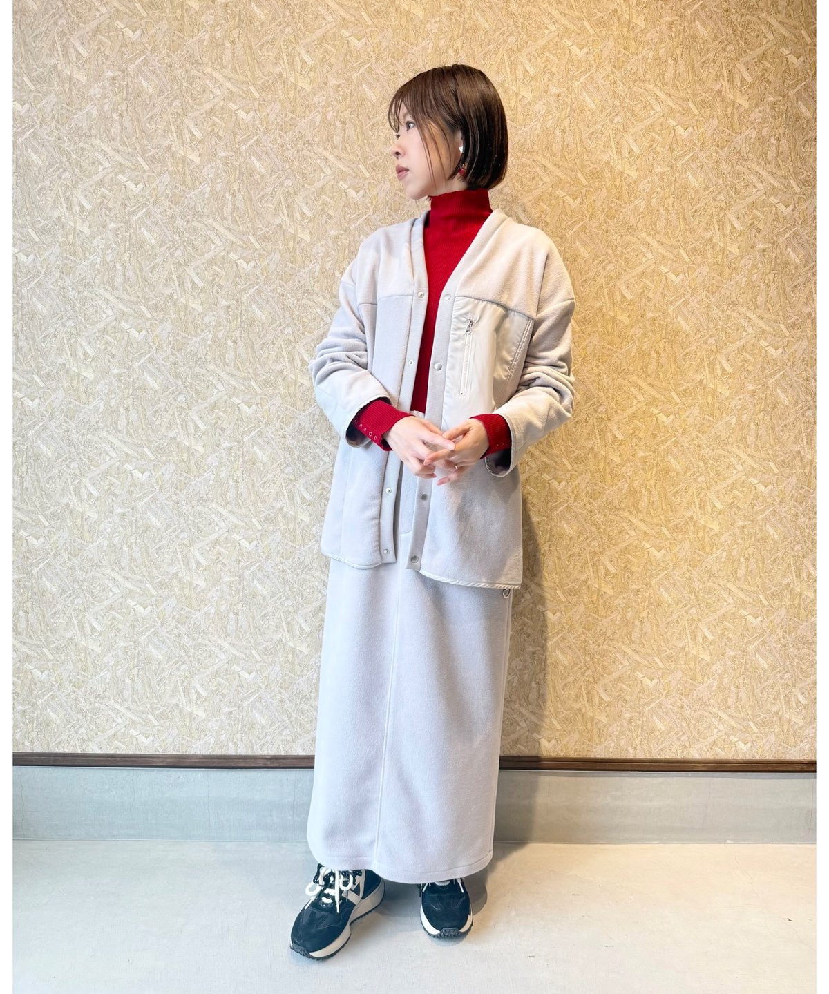 FOSI. ★ fleece cardigan | BASTET