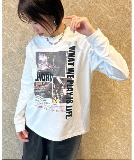 RISLEY ★ logo long T-shirt (music) | BASTET