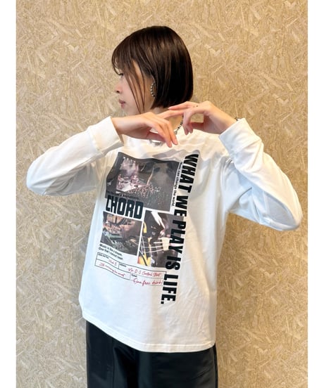 RISLEY ★ logo long T-shirt (music) | BASTET