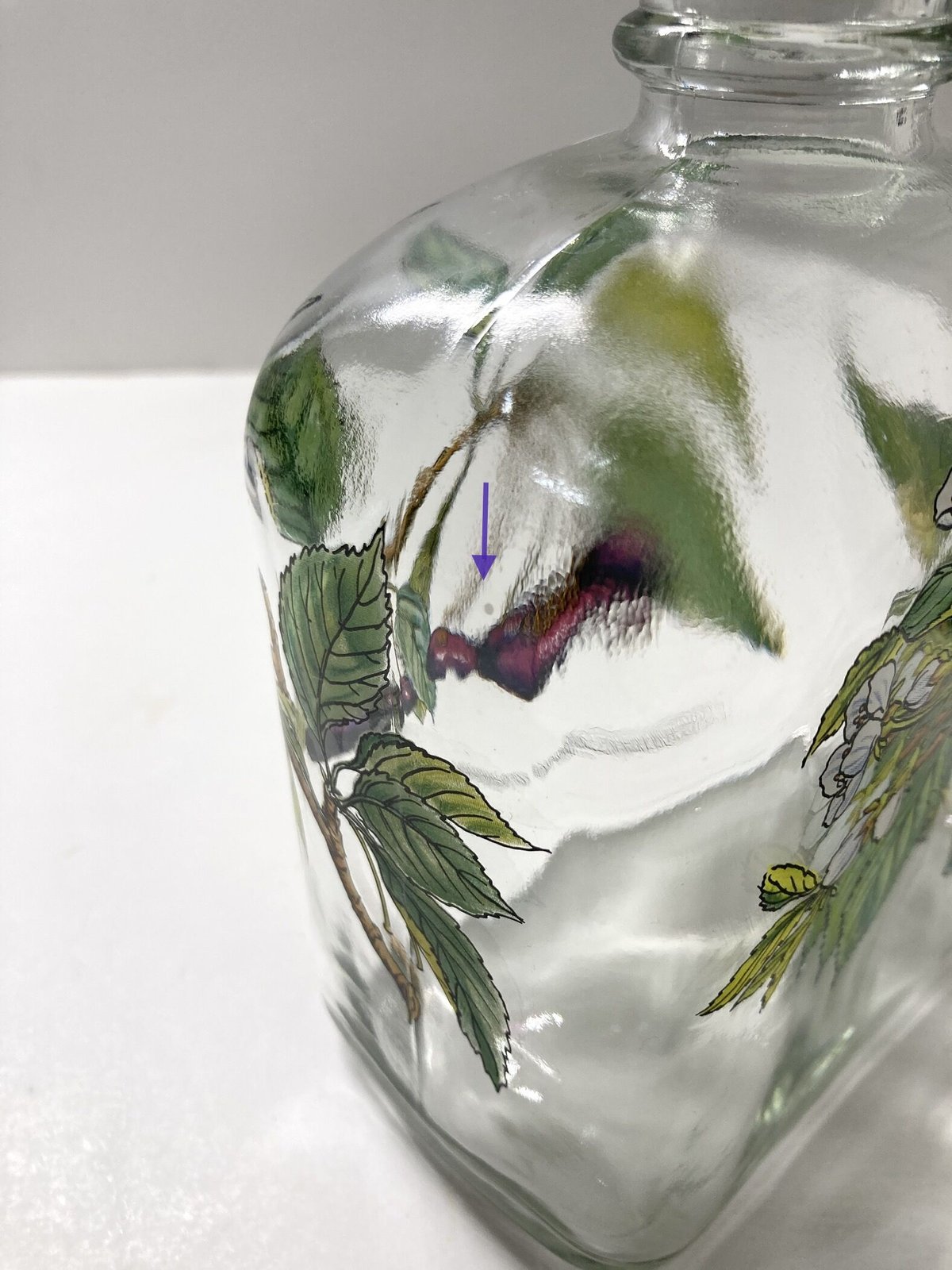 HOLMEGAARD（ホルムガード）／ヴィンテージのガラスボトル／デキャンタ／セイヨウネザクラ...