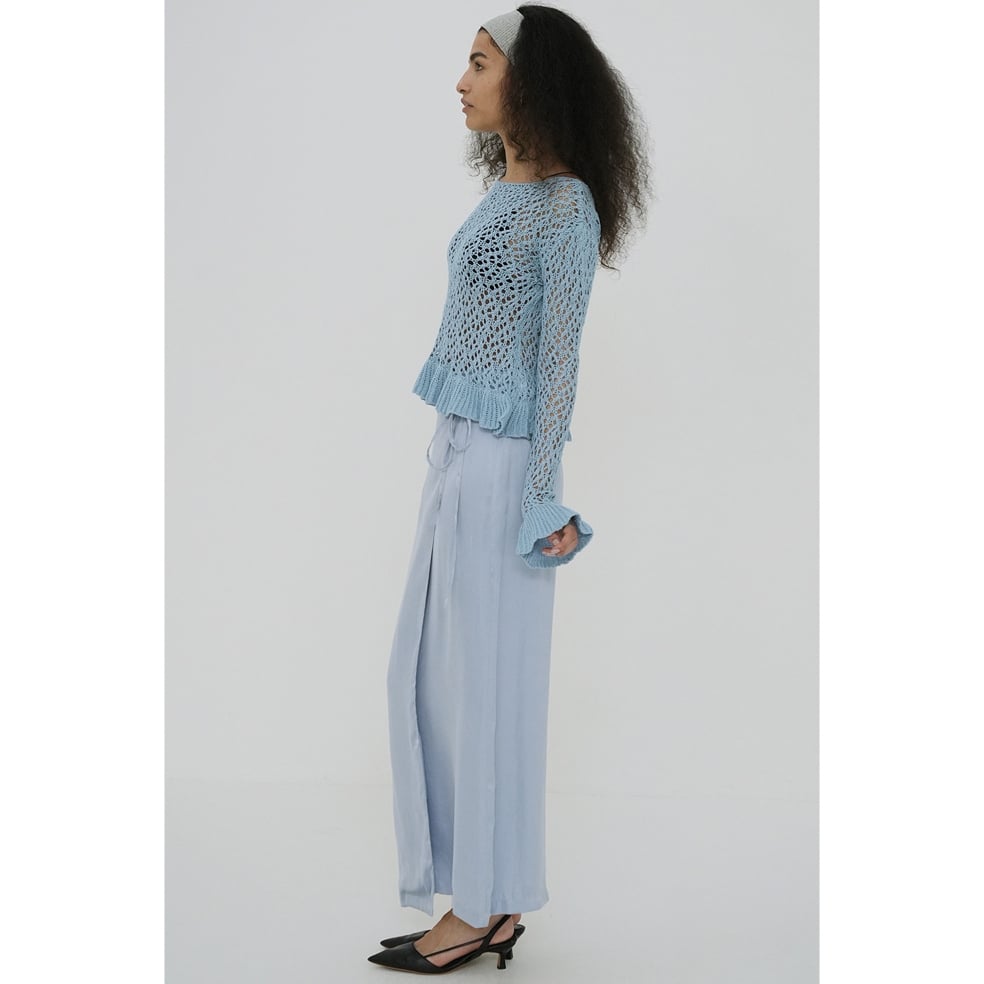 CLANE クラネ “BOAT NECK CROCHET KNIT TOPS” ボートネックク CLANE クラネ “BOAT NECK CROCHET KNIT TOPS” ボートネックク