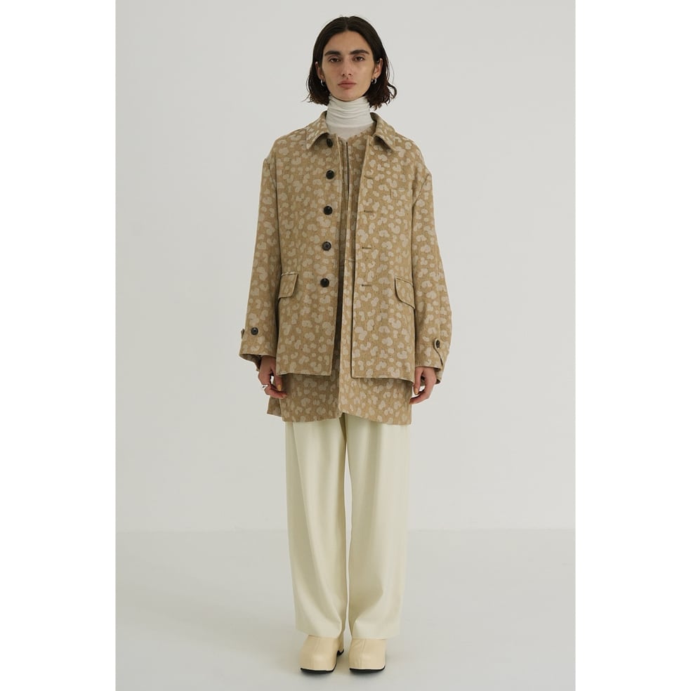 CLANE クラネ “LINEN LEOPARD JACKET” リネンレオパード CLANE クラネ “LINEN LEOPARD JACKET” リネンレオパード