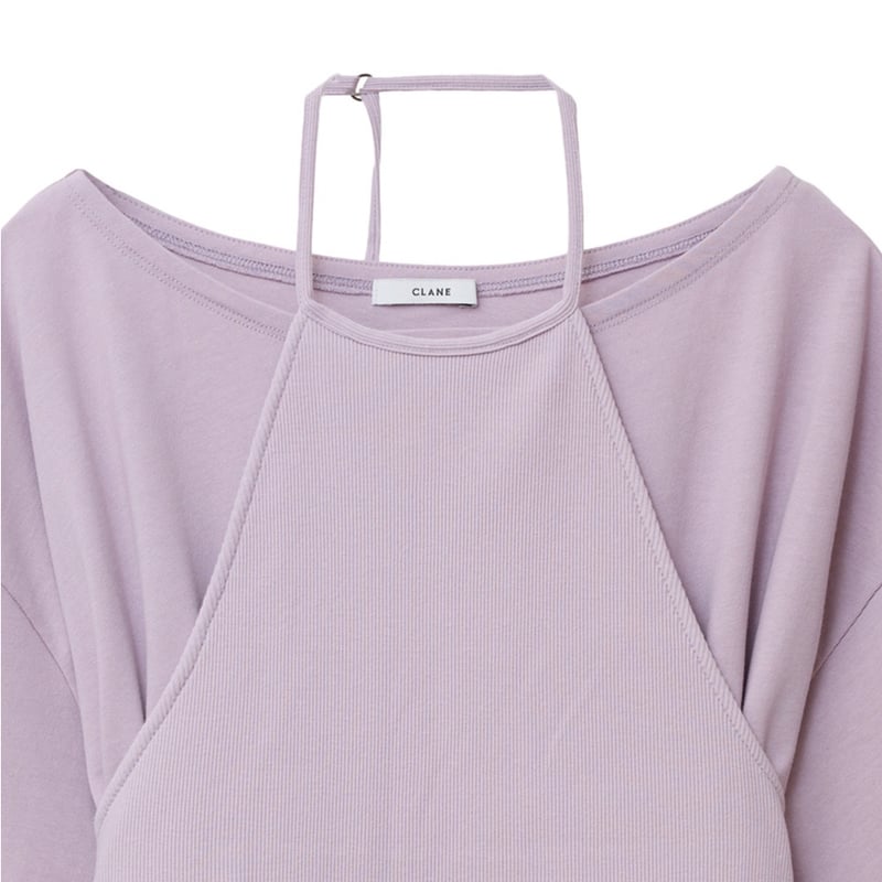 CLANE クラネ “HALTER BUSTIER SET TEE” ホルタービスチェセットT CLANE クラネ “HALTER BUSTIER SET TEE” ホルタービスチェセットT