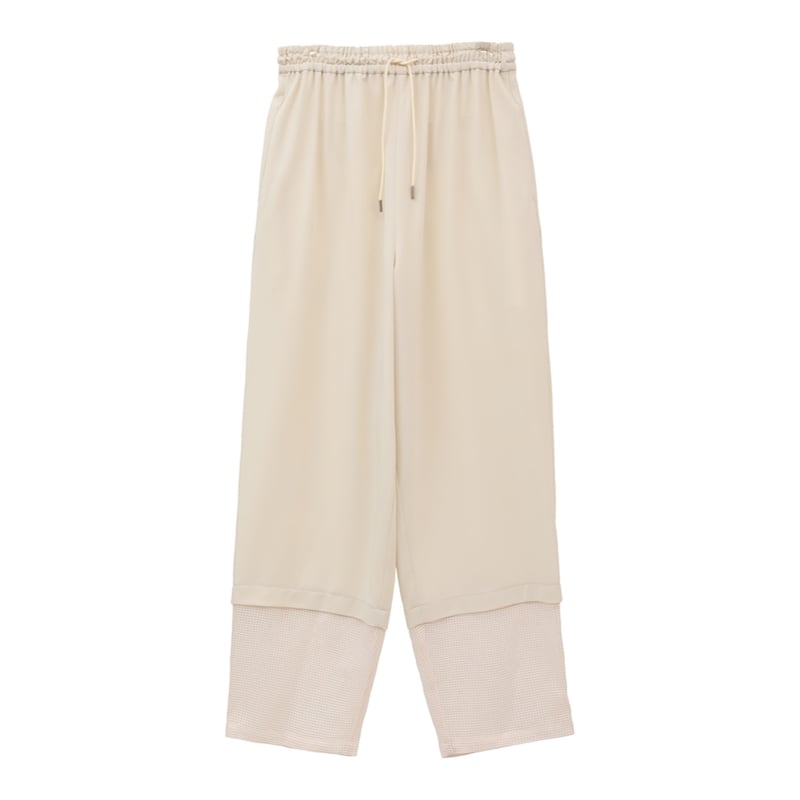 MANOF マノフ “SHEER HEM PANTS” シアーヘムパンツ | t / wo MANOF マノフ “SHEER HEM PANTS” シアーヘムパンツ | t / wo