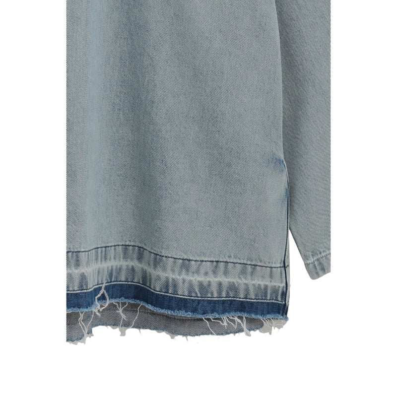 CLANE クラネ “DENIM OVER SKIPPER SHIRTS” デニムオーバースキ