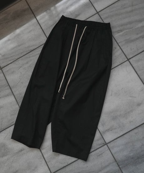 WIDE SAROUEL UNCLE PANTS by COATING Supima Cott...