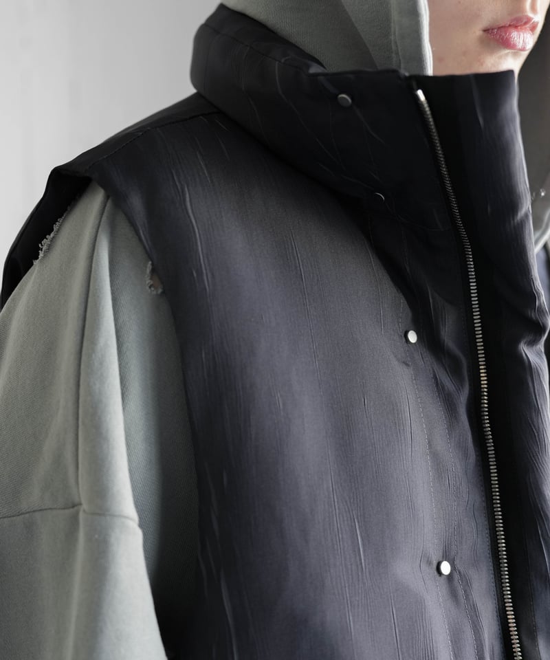 CTHY+VEIN】PE WRINKLES TAFFETA DOWN VEST | CTHY CTHY+VEIN】PE WRINKLES TAFFETA DOWN VEST | CTHY