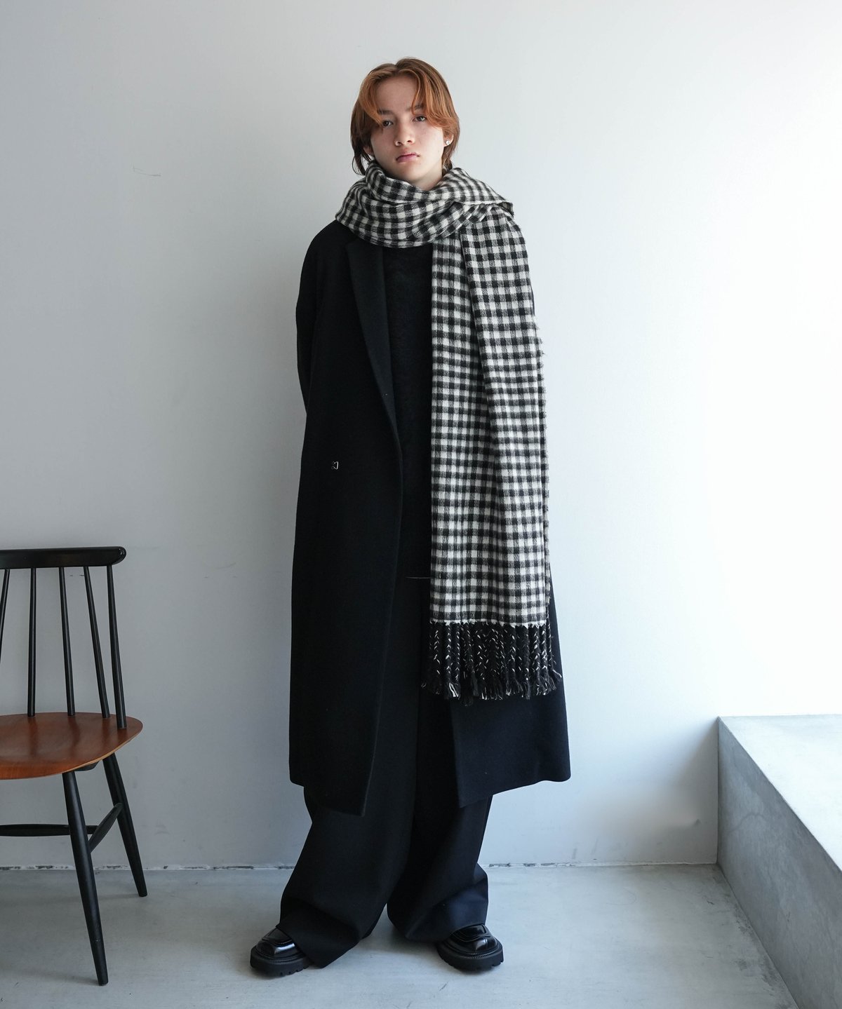 HIGH-END YAK WOOL FRINGE STOLE | CTHY HIGH-END YAK WOOL FRINGE STOLE | CTHY