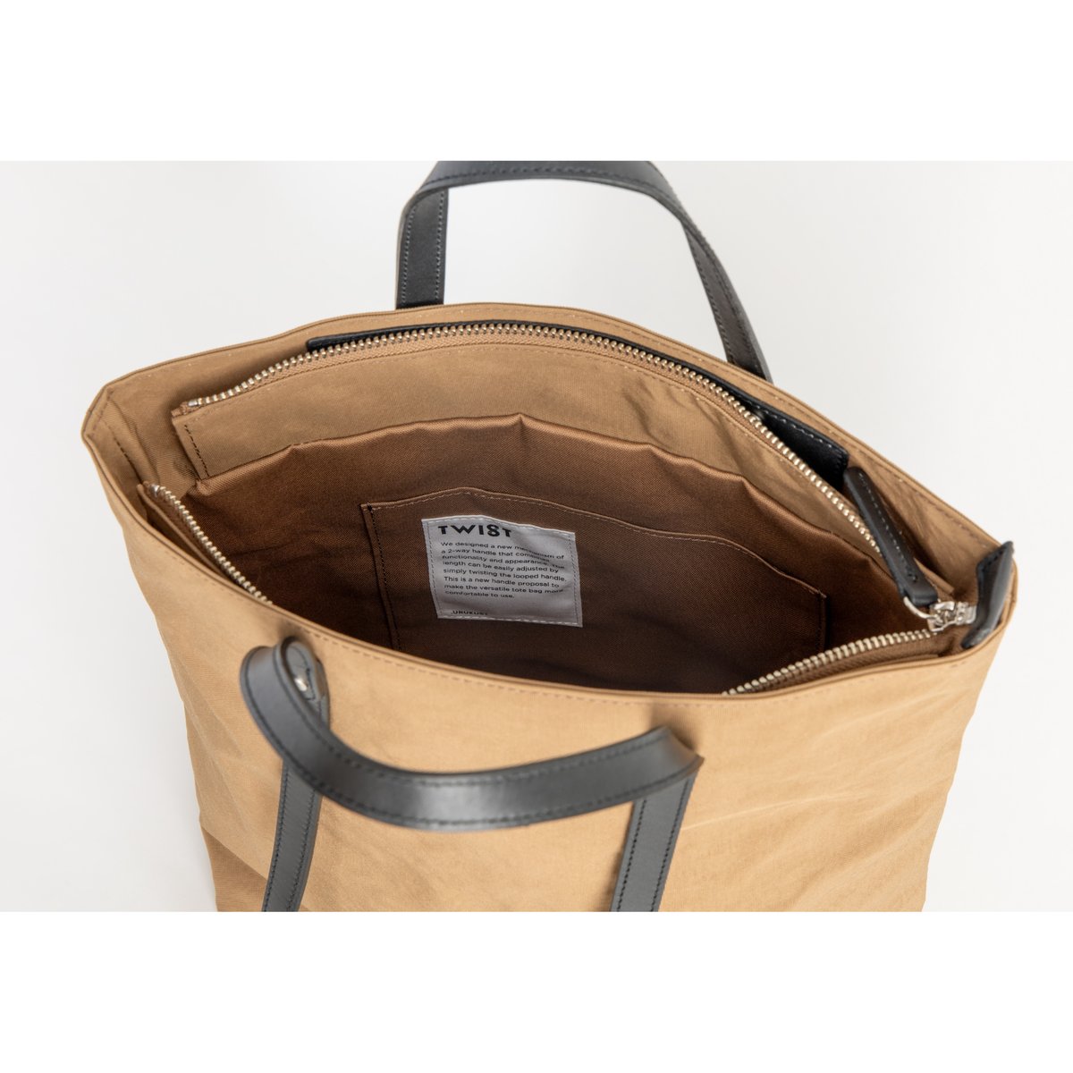 TWIST-ZIP Small #CHARCOAL | .URUKUST