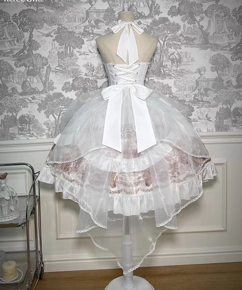 Alice Girl / Mystery Doll ロリィタ ホルターネック ワンピース[ Alice Girl / Mystery Doll ロリィタ ホルターネック ワンピース[