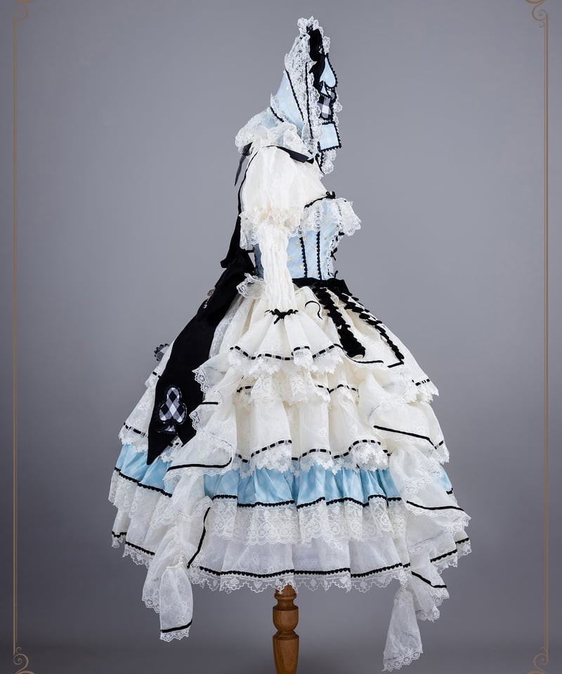 HinanaQueena 夢の国のアリス ロリィタドレス セット [LO830 HinanaQueena 夢の国のアリス ロリィタドレス セット [LO830