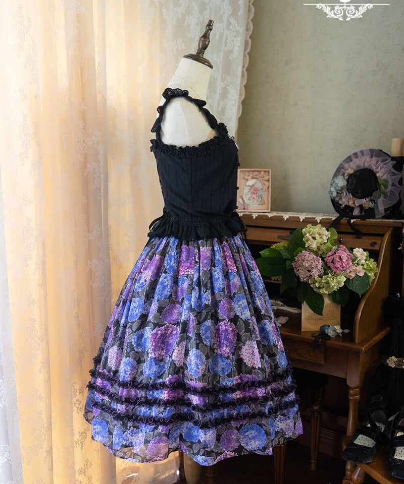 Miss Point サマーガーデン 花柄スカート フリルあり [LO571 Miss Point サマーガーデン 花柄スカート フリルあり [LO571