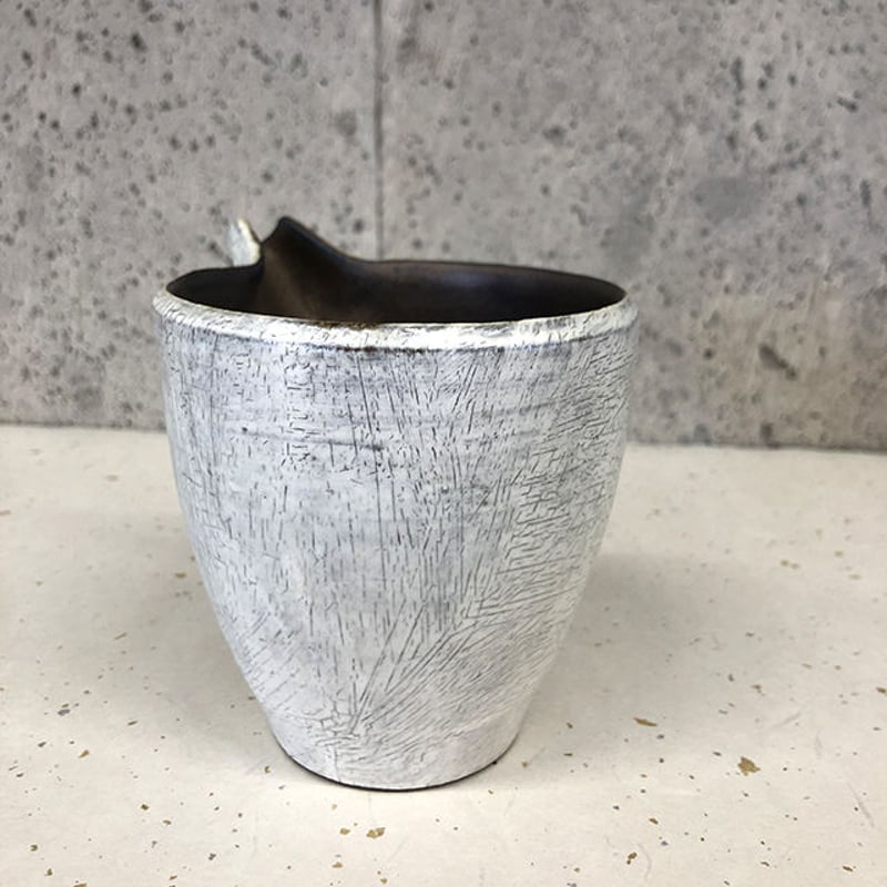 笠間焼 / 片口酒器B(粉引×ラスター彩) | 和の雑貨 えん 笠間焼 / 片口酒器B(粉引×ラスター彩) | 和の雑貨 えん