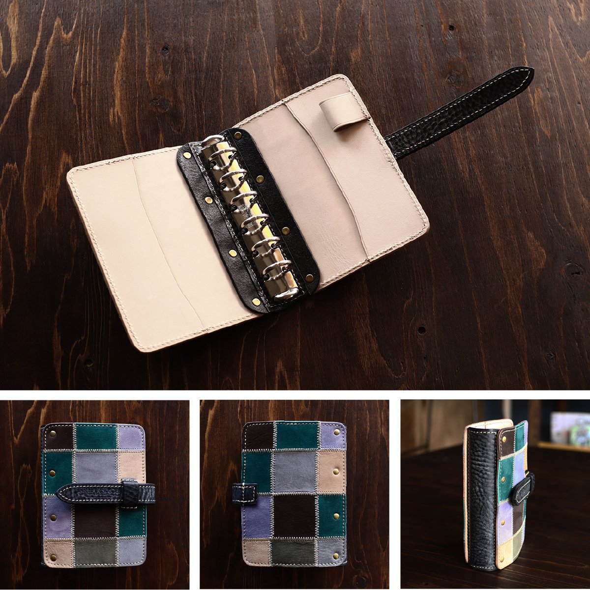 No.093【1点限定】mini6 20mmバインダー ヌバックレザーパッチ No.093【1点限定】mini6 20mmバインダー ヌバックレザーパッチ