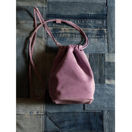 hobo ホーボー"DRAWSTRING POUCH PIG SUEDE" ポーチ | 幸地...