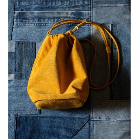 hobo ホーボー"DRAWSTRING POUCH PIG SUEDE" ポーチ | 幸地...