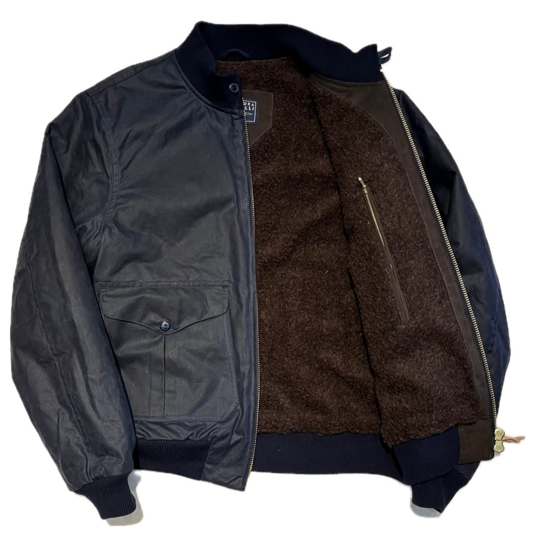7072-WX "NEW BOMBER" / NAVY | MANIFATTURA CECC...