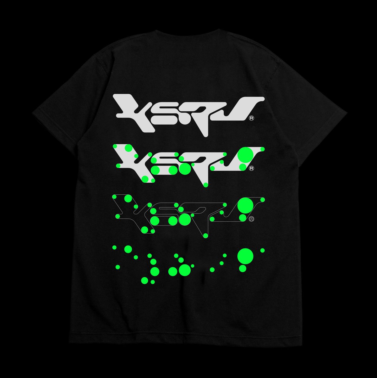KERV logo tee 01 "NEON GREEN" - GUCCIMAZE | ZA