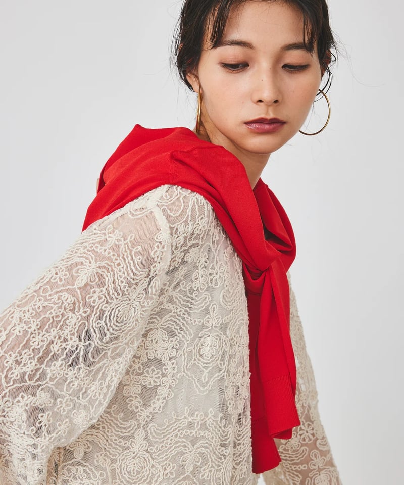 torrazzo donna(トラッゾドンナ)】立体コード刺繍レース torrazzo donna(トラッゾドンナ)】立体コード刺繍レース