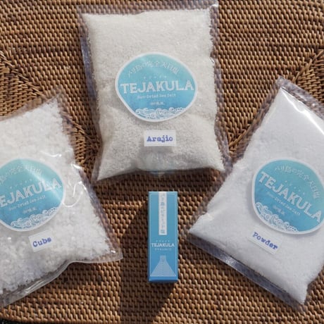 迷ったらこれ！あらじお/ピラミッドソルト／パウダ-/キューブ TEJAKULA SALT お...