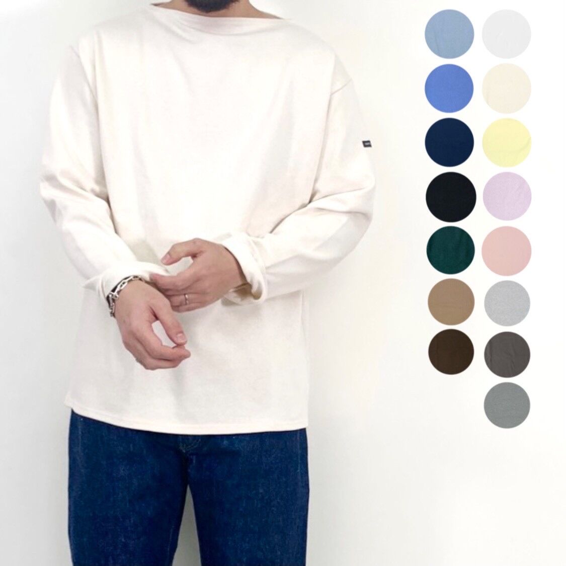 OUESSANT "SOLID" [ ECRU(NAT) ] | BAS CLOTHING：S...