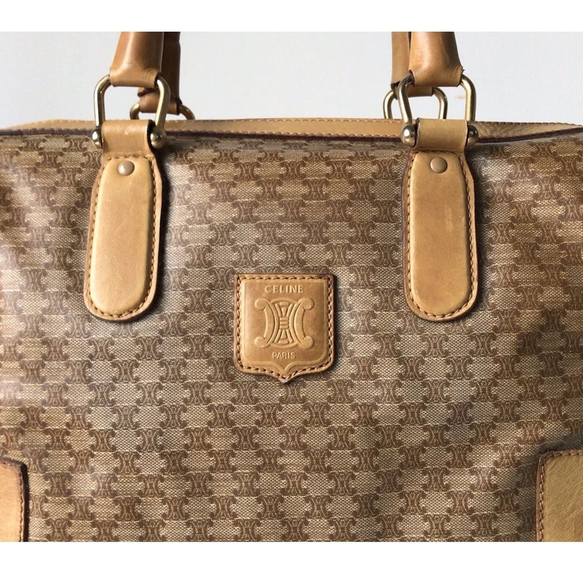 CELINE セリーヌ マカダム柄 ブラゾンロゴ ヴィンテージ CELINE セリーヌ マカダム柄 ブラゾンロゴ ヴィンテージ