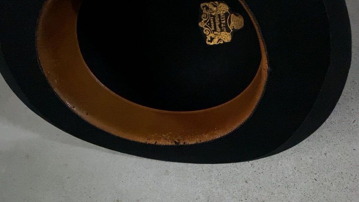 GLYN&Co. LONDON イギリス製 ヴィンテージ ボーラーハット GLYN&Co. LONDON イギリス製 ヴィンテージ ボーラーハット