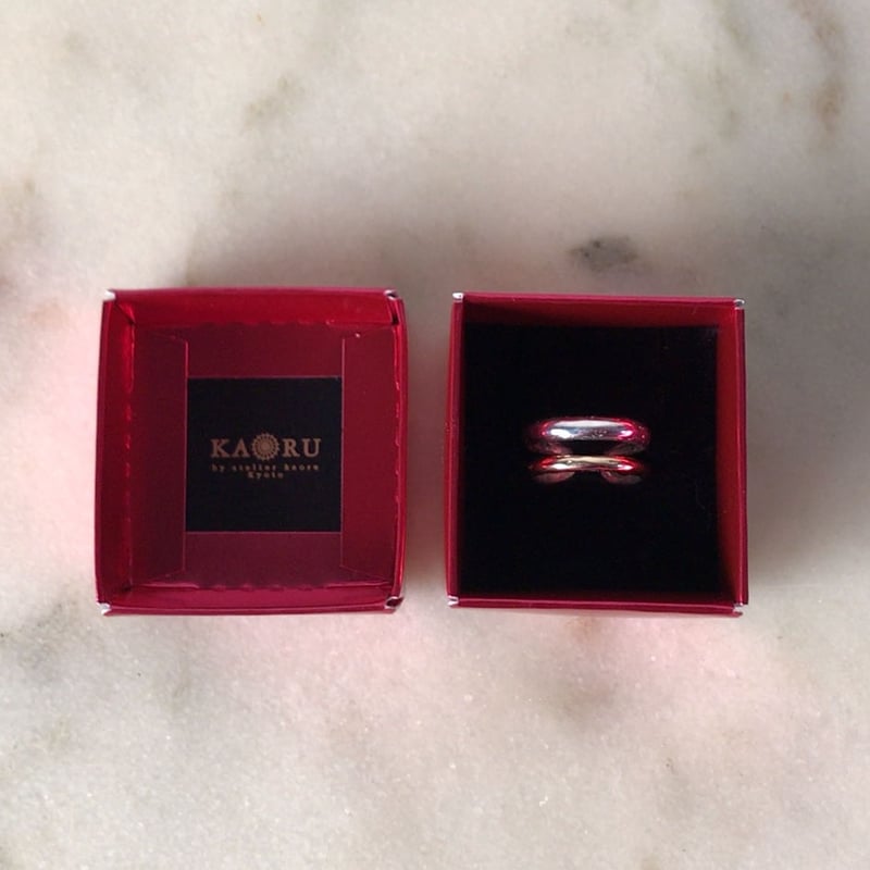 KAORU カオル ゴールド&シルバー リング 2019年製 指輪 コンビ KAORU カオル ゴールド&シルバー リング 2019年製 指輪 コンビ