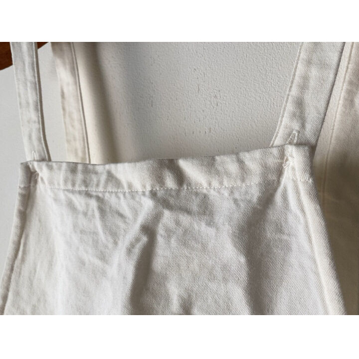 Gauze ガーゼ コットンリネンサロペットパンツ ホワイト Gauze ガーゼ コットンリネンサロペットパンツ ホワイト