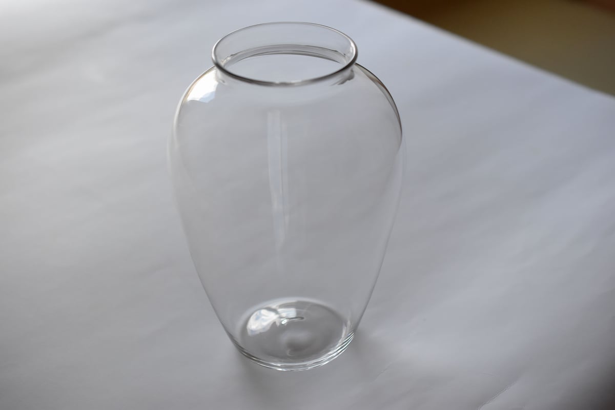 壺花器H20(クリア)/三浦侑子 | うつわと暮らし 凛 ONLINE SHOP 壺花器H20(クリア)/三浦侑子 | うつわと暮らし 凛 ONLINE SHOP