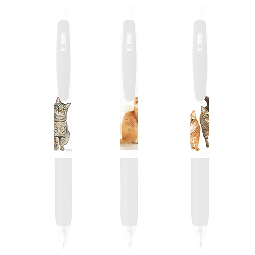 【予約販売】 しぴ＆おこめ 猫 ボールペン 3本セット BA017NN | ANISTAR