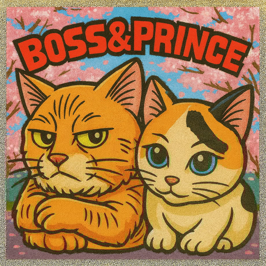 【予約販売】 ねこかます 猫 シール 5枚セット SU003NN | ANISTAR