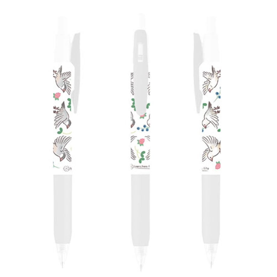 【予約販売】 文鳥 こむぎ ボールペン 3本セット BA010NN | ANISTAR