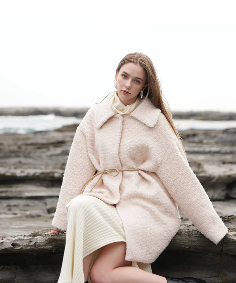 rope belt boa coat | Acka.| エーシーケーエー|公式 rope belt boa coat | Acka.| エーシーケーエー|公式