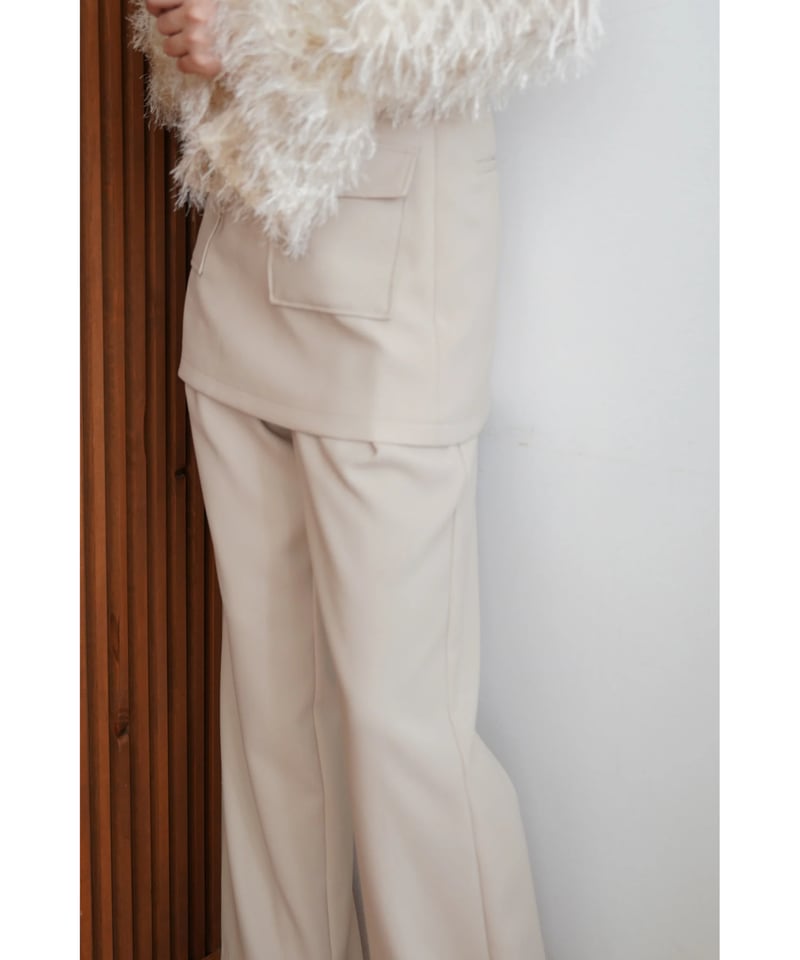 skirt layered pants | Acka.| エーシーケーエー|公式 skirt layered pants | Acka.| エーシーケーエー|公式