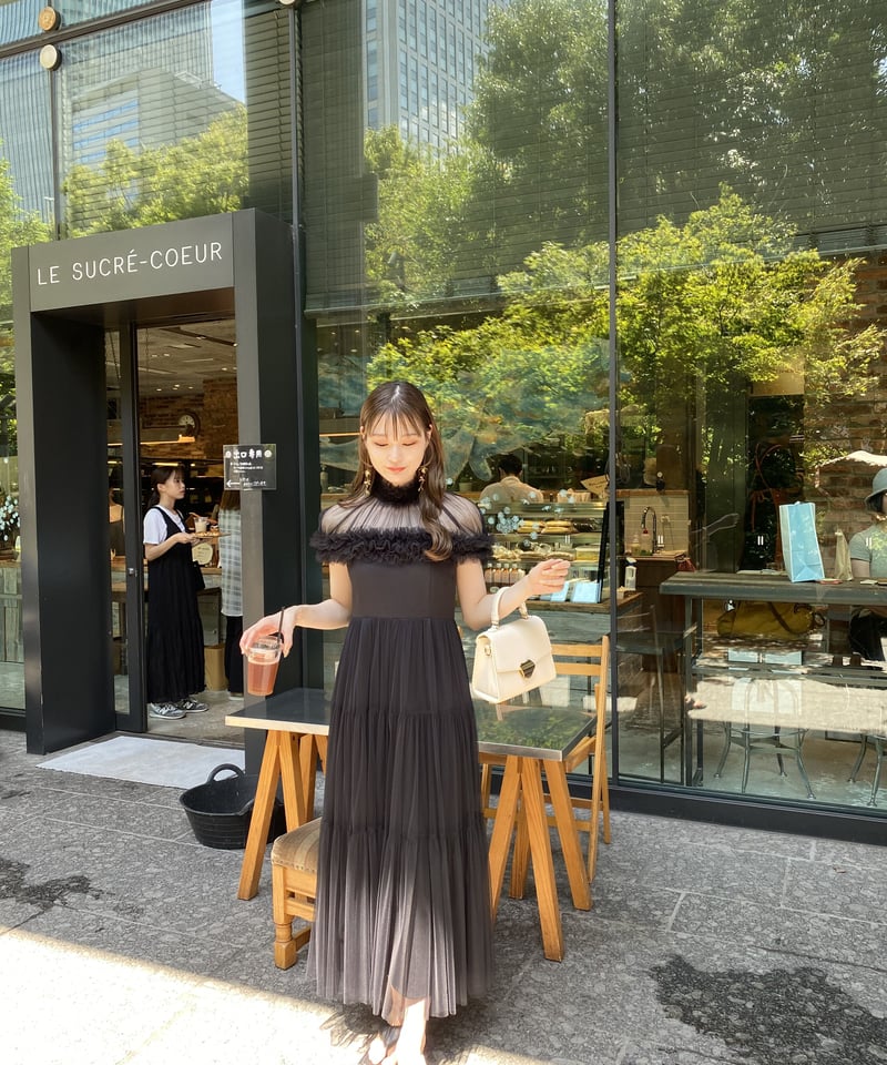 sheer shoulder dress | Acka.| エーシーケーエー|公式 sheer shoulder dress | Acka.| エーシーケーエー|公式