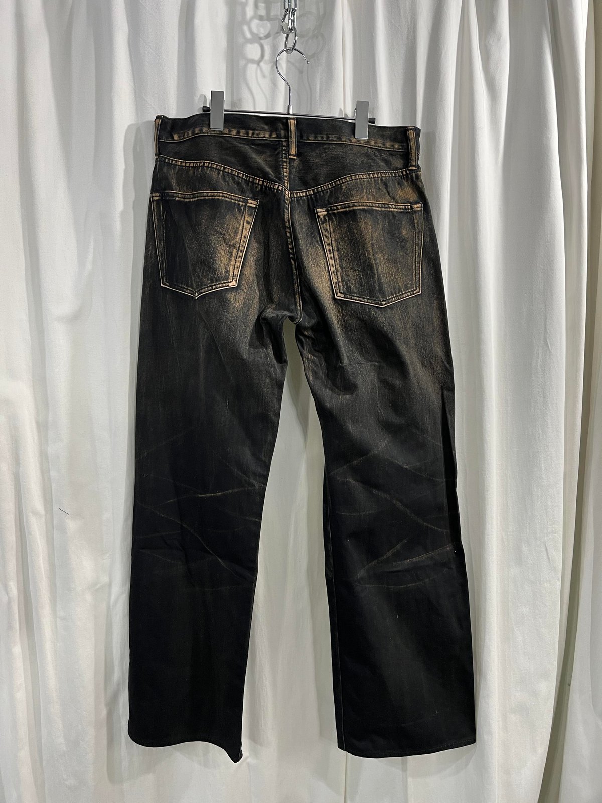 2002AW yohji yamamoto pour homme デザインデニムパンツ(HM- 2002AW yohji yamamoto pour homme デザインデニムパンツ(HM-