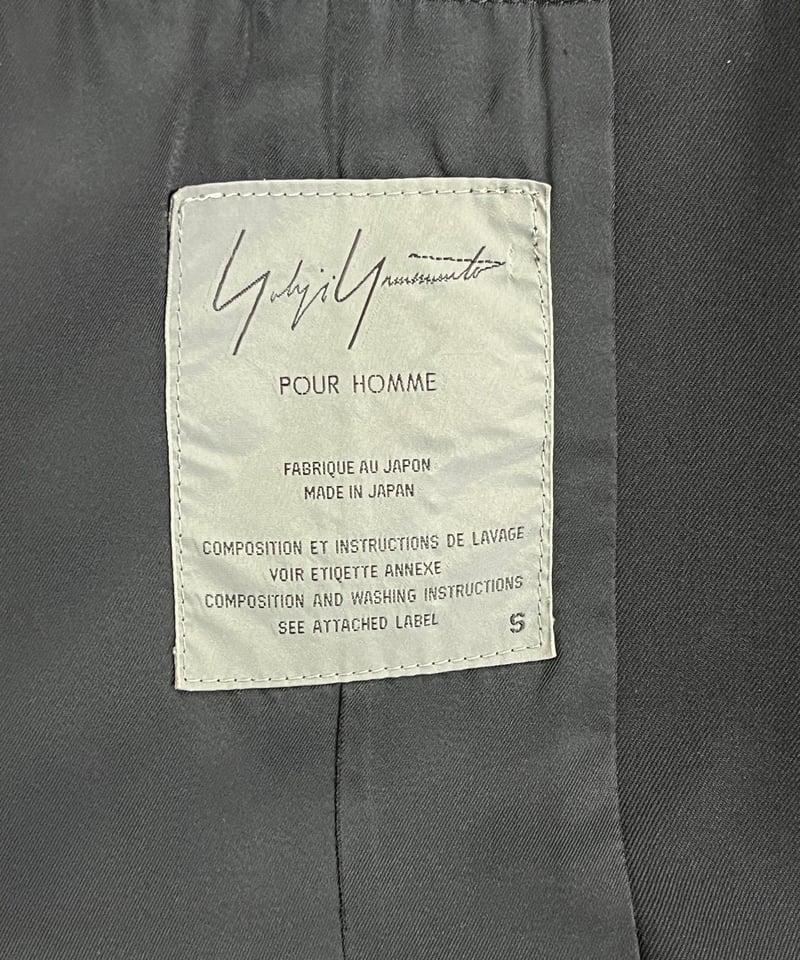 1998AW yohji yamamoto pour homme vintage 3釦デザイン 1998AW yohji yamamoto pour homme vintage 3釦デザイン