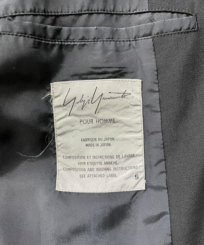 1992SS yohji yamamoto pour homme プリントジャケット(HO-J 1992SS yohji yamamoto pour homme プリントジャケット(HO-J